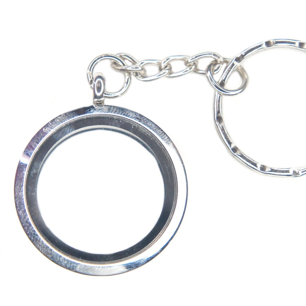 30mm Smooth keyring