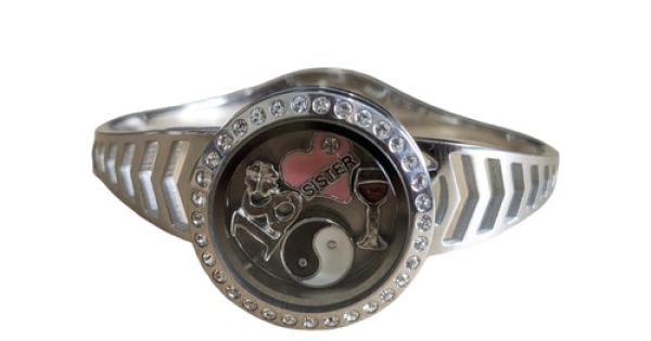 Memory Locket Bracelets & Bangles | Wraps, Chains & Crystals | Memory ...